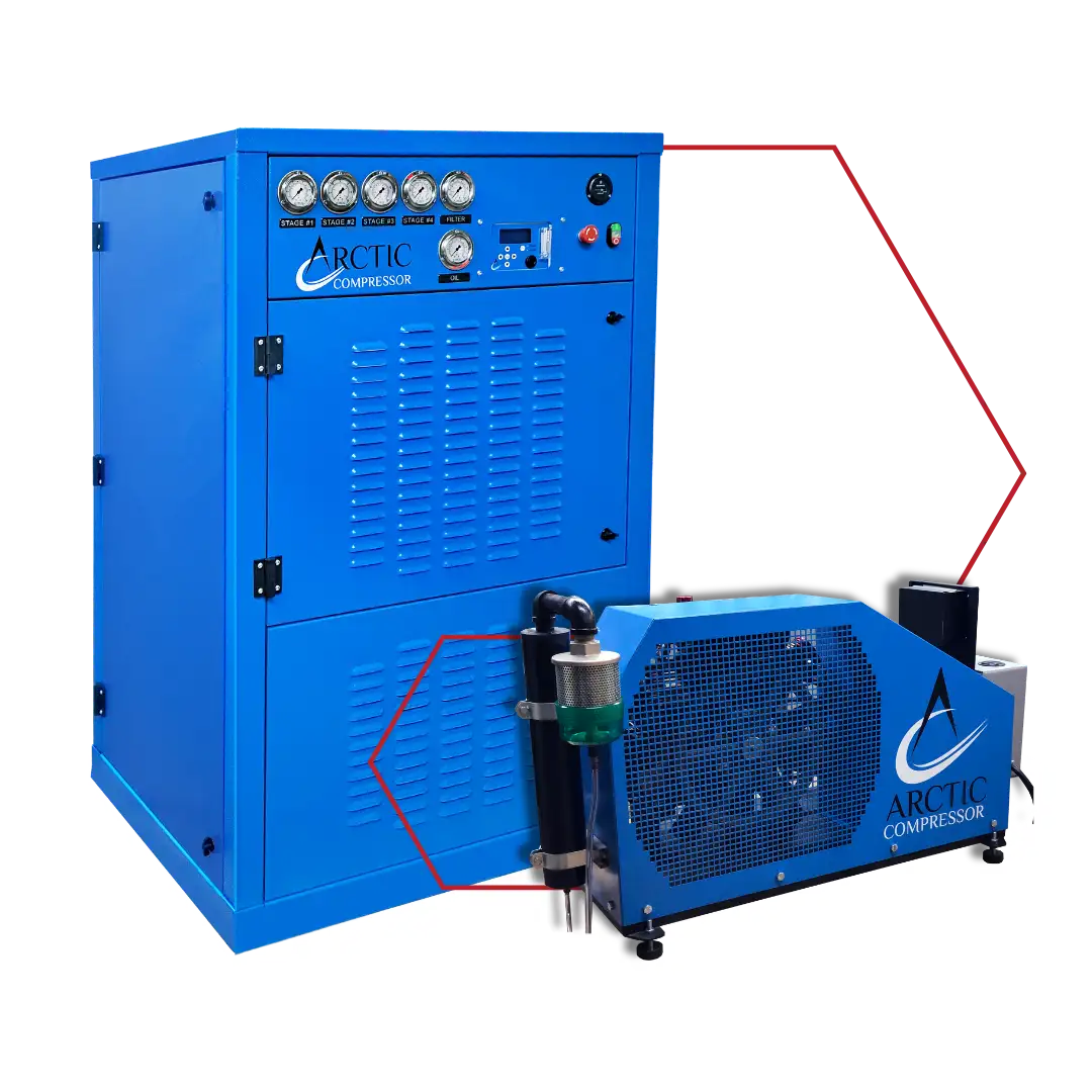 Breathing Air Compressors - High-Pressure - CGA Grade E